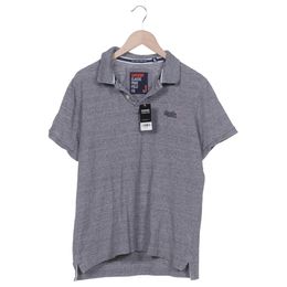 Superdry Herren Poloshirt, grau, Gr. 56