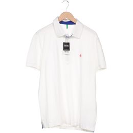 United Colors Of Benetton Herren Poloshirt, weiß, Gr. 56