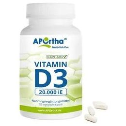 APOrtha® Vitamin D3 Depot 20.000 IE - 500 μg - Kapseln 120 St