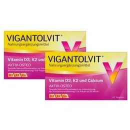 Wick VIGANTOLVIT Vitamin D3 K2 Kalzium 2X60 St