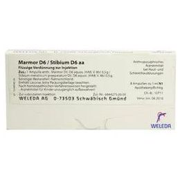 Weleda Marmor D 6/stibium D 6 aa Ampullen 8X1 ml