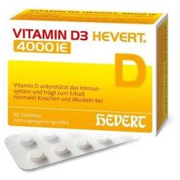 HEVERT® Vitamin D3 Hevert 4.000 I.E. Tabletten 90 St