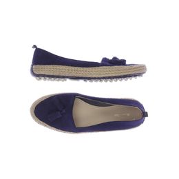 Massimo Dutti Damen Halbschuh, marineblau, Gr. 37