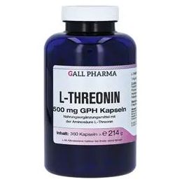 L-threonin 500 mg GPH Kapseln 360 St