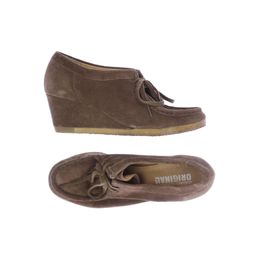 Clarks Damen Halbschuh, braun, Gr. 38