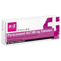 Paracetamol AbZ 500 mg Tabletten 10 St