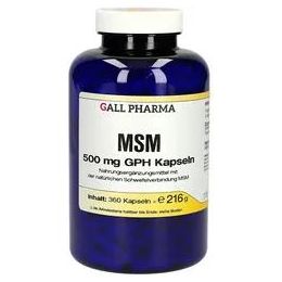 MSM 500 mg GPH Kapseln 360 St