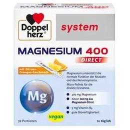 Doppelherz system Magnesium 400 Direkt mit Zitrone-Orangen-Geschmack 30 St