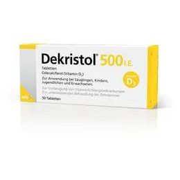 Dekristol 500 I.E. Tabletten 50 St