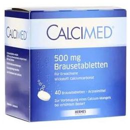 HERMES Arzneimittel Calcimed 500 mg Brausetabletten 40 St