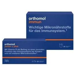 Orthomol Immun + junior C+ Mand/Orange 1 Set