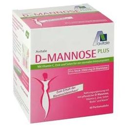 Avitale D-Mannose Plus 2000mg mit Vitaminen und Mineralstoffen Sticks 60X2,47 g