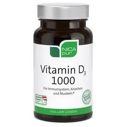 NICApur Vitamin D 1000 Kapseln 120 St