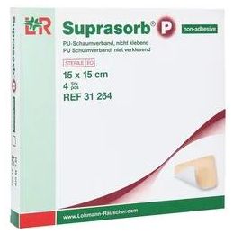 Lohmann & Rauscher Suprasorb P Pu-schaumverband 15x15 cm nicht klebend 4 St