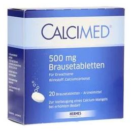 HERMES Arzneimittel Calcimed 500 mg Brausetabletten 20 St