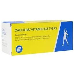 Calcium/vitamin D3 Evers 600 mg/400 I.E 100 St