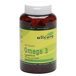 Allcura Omega-3 Konzentrat aus Fischöl 1000 mg 100 St