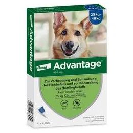 Advantage 400 für Hunde ab 25 Kg 1X4 St