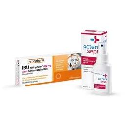 IBU ratiopharm 400 + octenisept Spray 1 Set