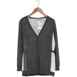 Stefanel Damen Strickjacke, grau, Gr. 34