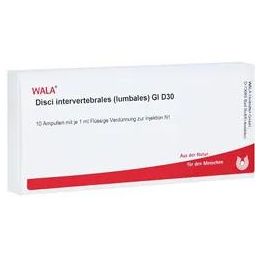 WALA Disci Intervertebrales Lumbales GL D 30 10X1 ml