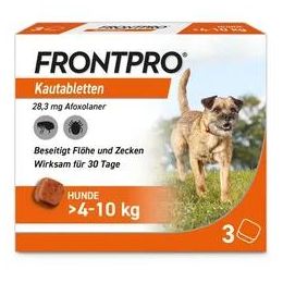 FRONTPRO Kautablette Hunde 4-10kg 3 St