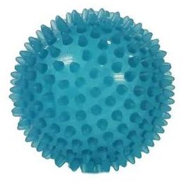 Igelball 10 cm blau transparent 1 St