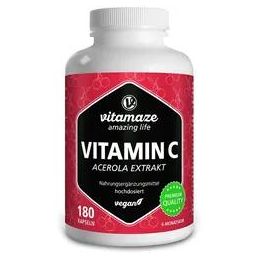 Vitamaze GmbH Vitamin C 160 mg Acerola Extrakt pur vegan 180 St