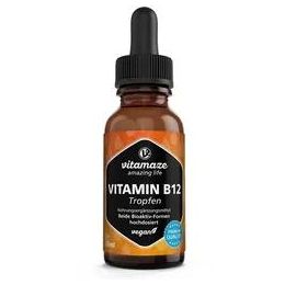 Vitamaze GmbH Vitamin B12 100 μg hochdosiert vegan Tropfen 50 ml