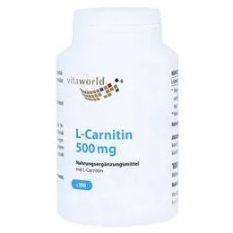 vitaworld L-carnitin 500 mg Kapseln 100 St