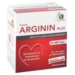 Avitale Arginin Plus Vitamin B1+B6+B12+Folsäure Sticks 60X5,9 g