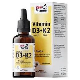 ZeinPharma Vitamin D3+k2 MK-7 Tropfen z.Einnehmen h 25 ml