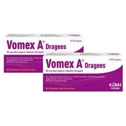 Klinge Pharma VOMEX A DRAGEES 50MG 2X20 St