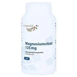 vitaworld Magnesiumcitrat 125 mg Kapseln 120 St