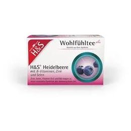 H&S Heidelbeere M.b-vitaminen Zink und S 20X2,5 g