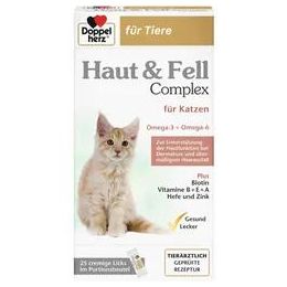 Doppelherz für Tiere Haut & Fell Complex für Katzen 25 St