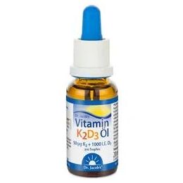 Dr. Jacob's® Dr. Jacob's Vitamin K2D3 Öl 1000 IE/50 mcg D3+K2 20 ml