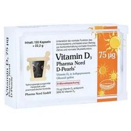 Vitamin D3 75 μg Pharma Nord D-Pearls Ka 120 St