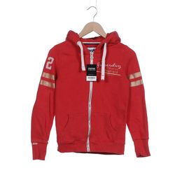 Superdry Damen Kapuzenpullover, rot, Gr. 36