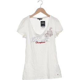 Tommy Hilfiger Damen T-Shirt, weiß, Gr. 36