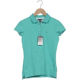 Tommy Hilfiger Damen Poloshirt, türkis, Gr. 34