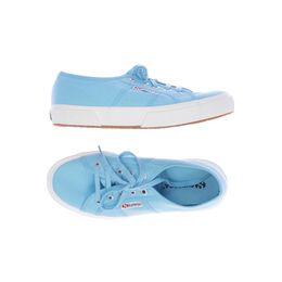 Superga Damen Sneakers, blau, Gr. 38