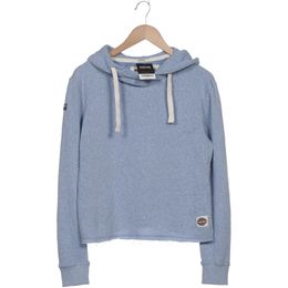 Superdry Damen Kapuzenpullover, hellblau, Gr. 36