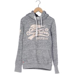 Superdry Damen Kapuzenpullover, grau, Gr. 36