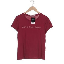 Calvin Klein Jeans Damen T-Shirt, pink, Gr. 38