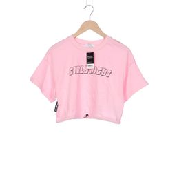 Bershka Damen T-Shirt, pink, Gr. 42