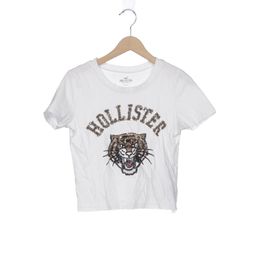 Hollister Damen T-Shirt, weiß, Gr. 34