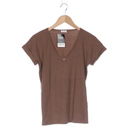 Brunello Cucinelli Damen T-Shirt, braun, Gr. 46