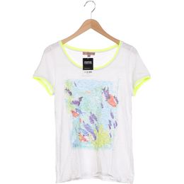 comma, Comma Damen T-Shirt, weiß, Gr. 38