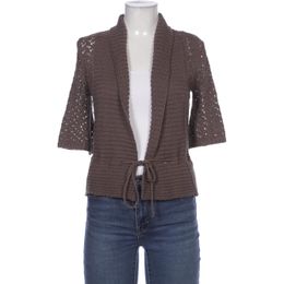 comma, Comma Damen Strickjacke, braun, Gr. 36